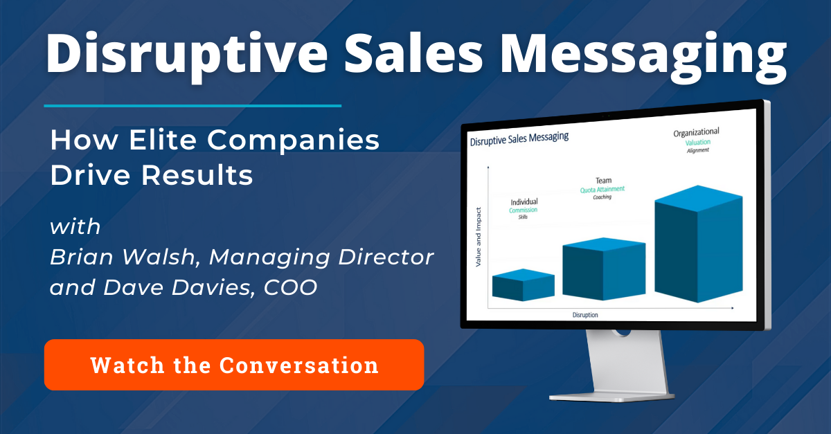 Disruptive Sales Messaging Model | Sales Transformation | Increased Revenue