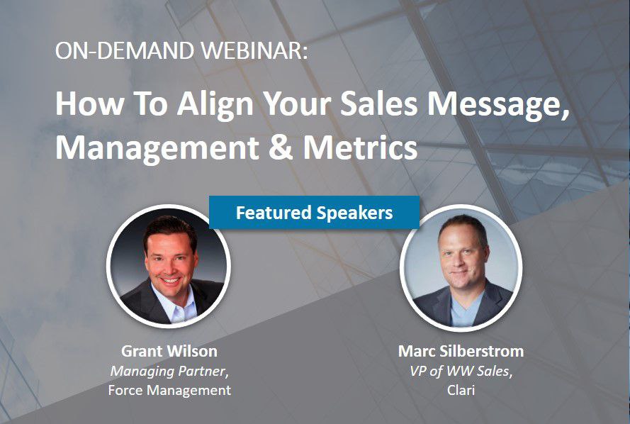 Webinar | Align Message, Management and Metrics